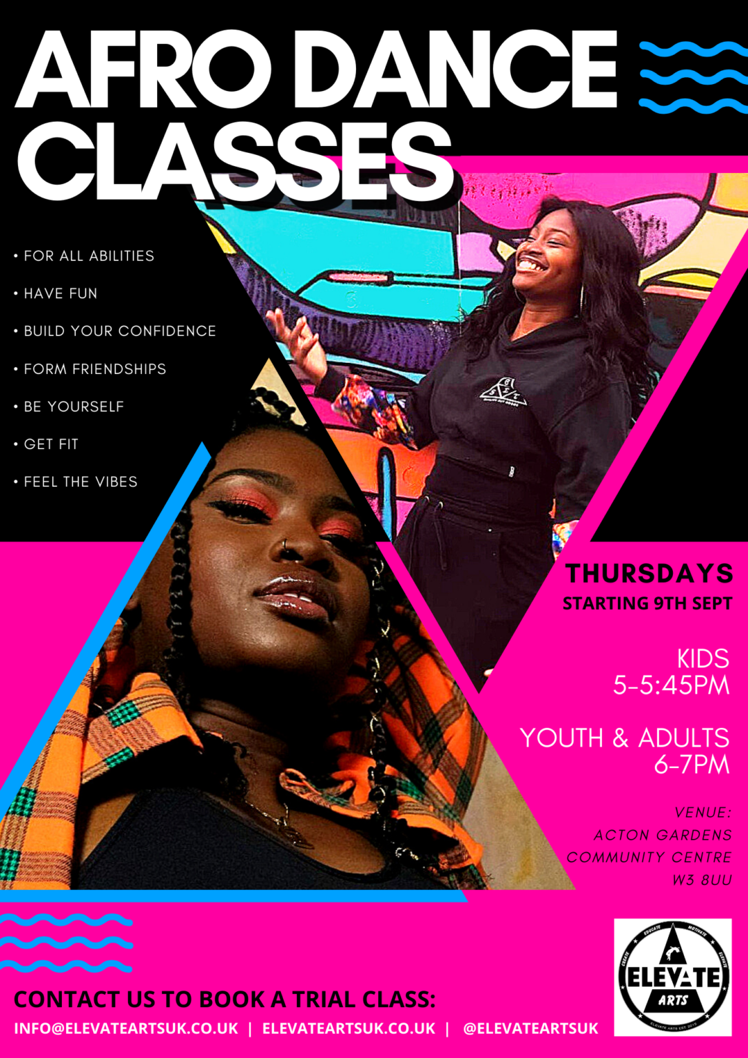 Autumn Term Urban Dance Classes Open for Booking! - Elevate Arts UK